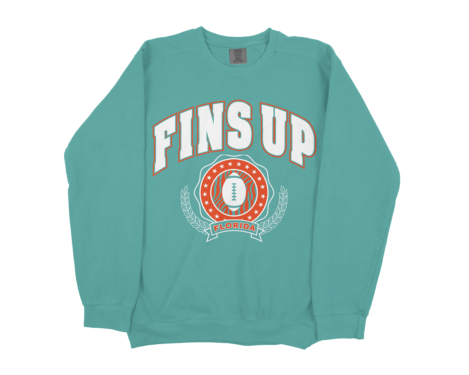 Fins Up Miami Crewneck Sweatshirt – Savior Clothing